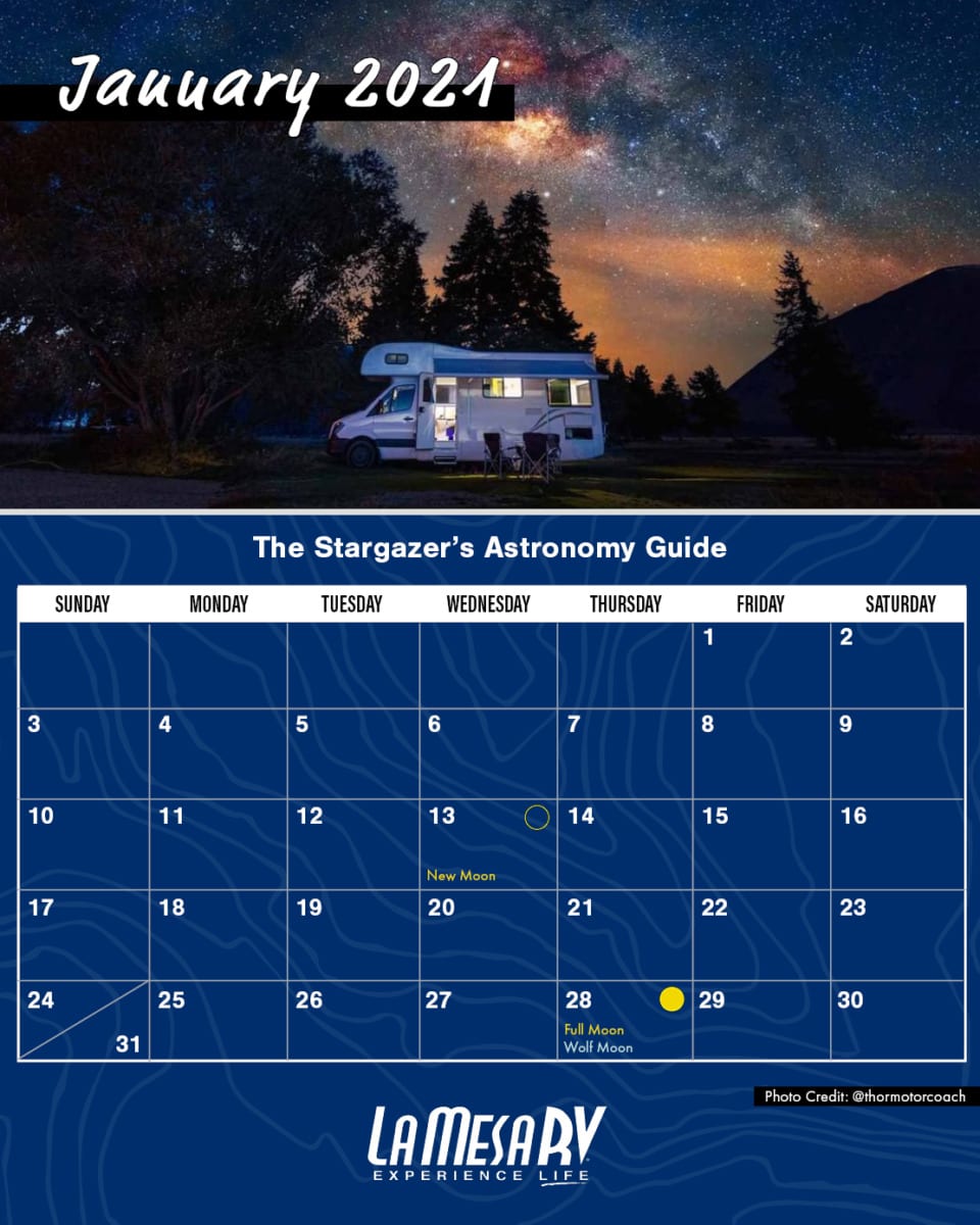 RV Under the Stars 2021: The RVer’s Complete Stargazing Calendar – La ...