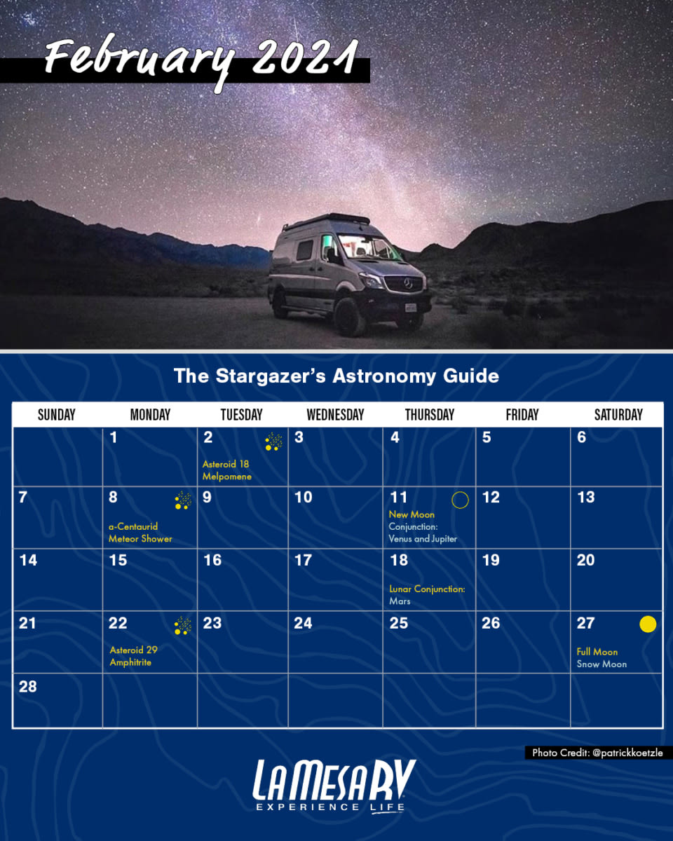 RV Under the Stars 2021: The RVer’s Complete Stargazing Calendar – La ...