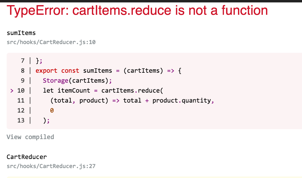 Javascript React Shoping Cart Mutation Issue Stack Overflow