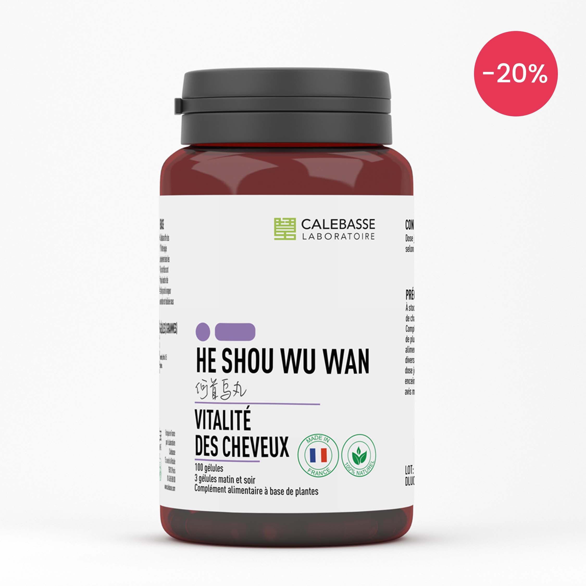 He shou wu - Formule Vitalité des cheveux | Calebasse