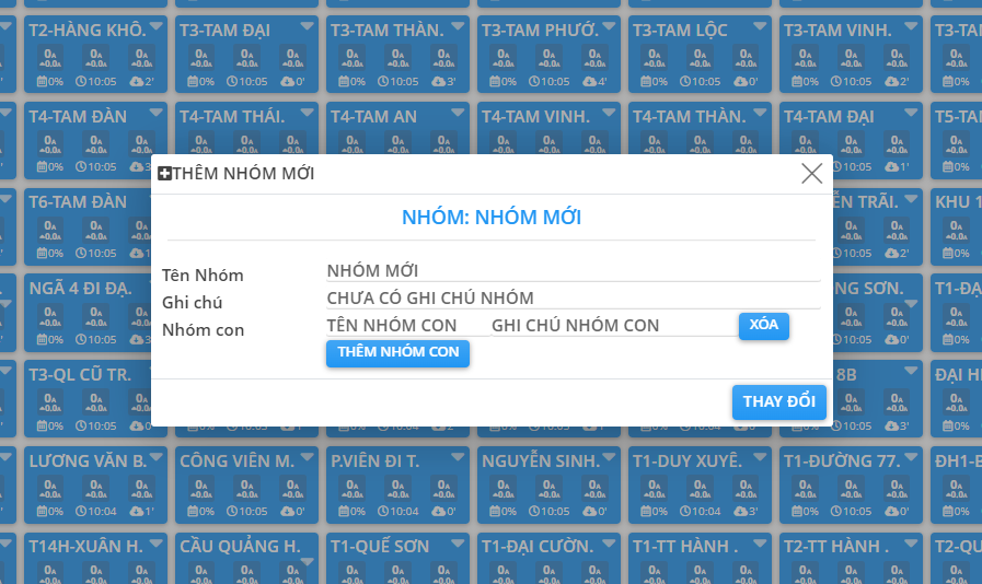 Sử dụng Menu Nhóm | Nalico