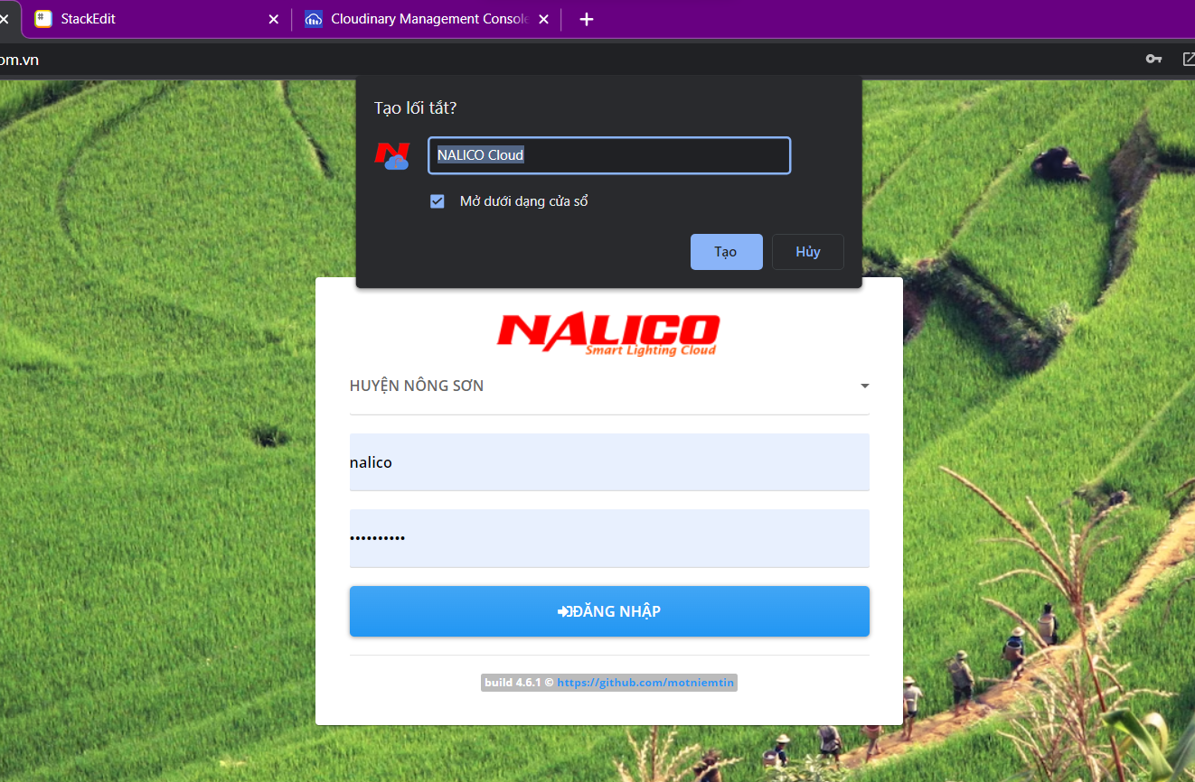Cách đăng nhập, xác thực tài khoản | Nalico