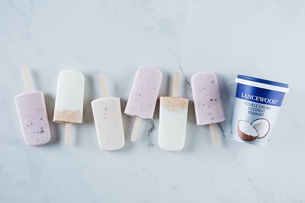 Double Cream Coconut Yoghurt Popsicles