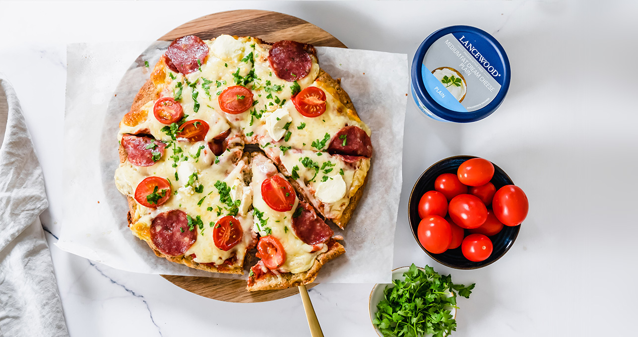 LANCEWOOD® | LANCEWOOD® CHEESY BANTING PIZZA