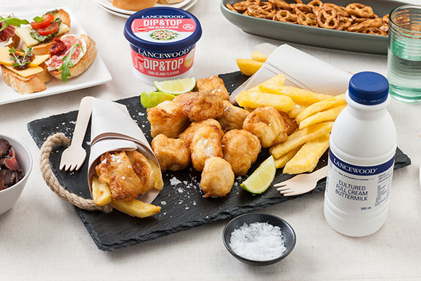 fish & chips parcels