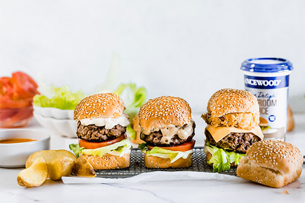 Mini Hamburgers 3-ways