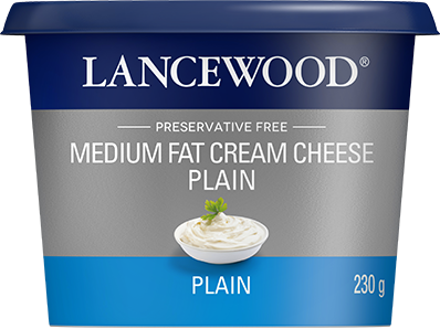 Medium Fat Plain Cream Cheese | LANCEWOOD®