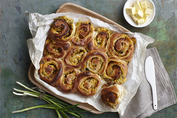 Cheesy Pinwheel Bread
