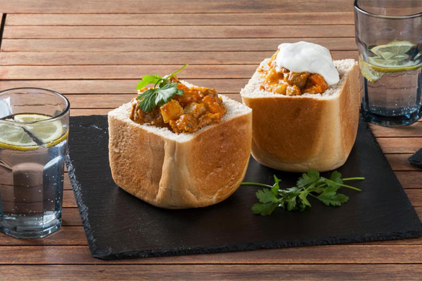 Bunny Chow Recipe | Durban Curry Bread Bowl