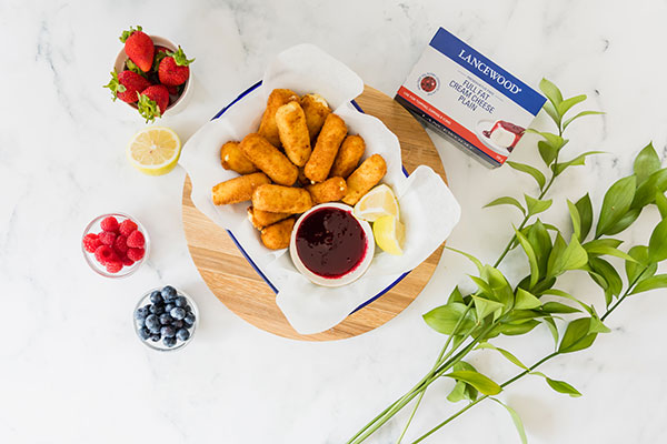 Deep Fried Cream Cheese Sticks