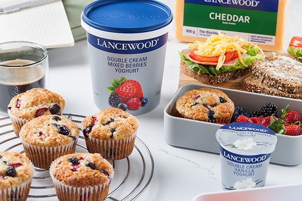 Berry Yoghurt Muffins