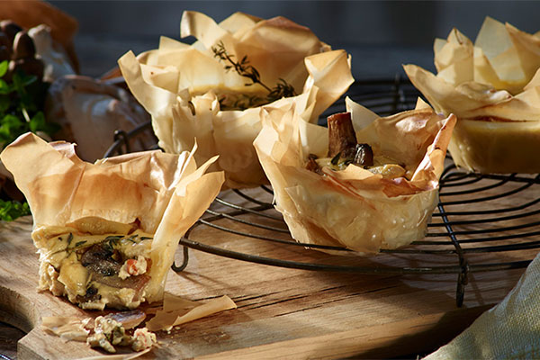 Savoury Phyllo Pastry Cheesecake