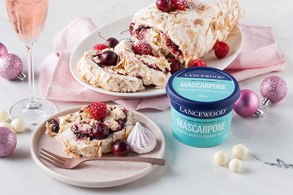 Berry Meringue Roulade