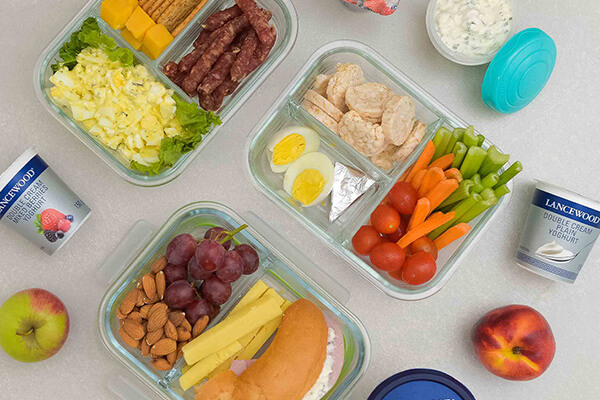 Cottage Cheese Lunchbox 3-ways