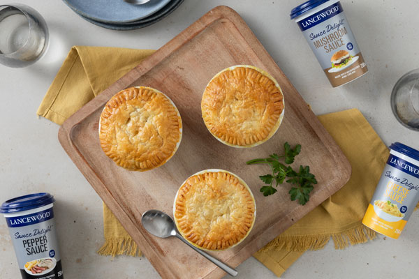 Pot Pies 3-ways