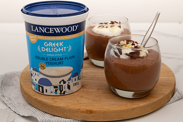 Easy Chocolate Yoghurt Pudding