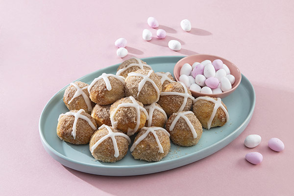 Lancewood Mini Hot Cross Bun Doughnuts