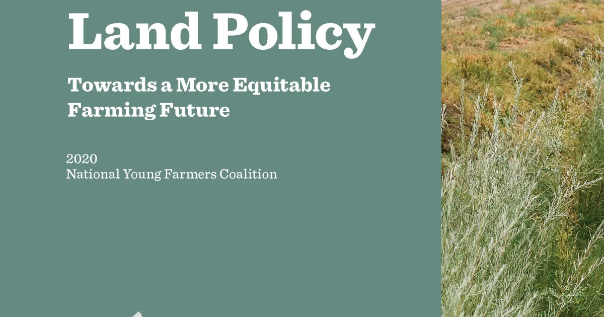 Land Policy: Towards a More Equitable Farming Future - Land Trust Alliance