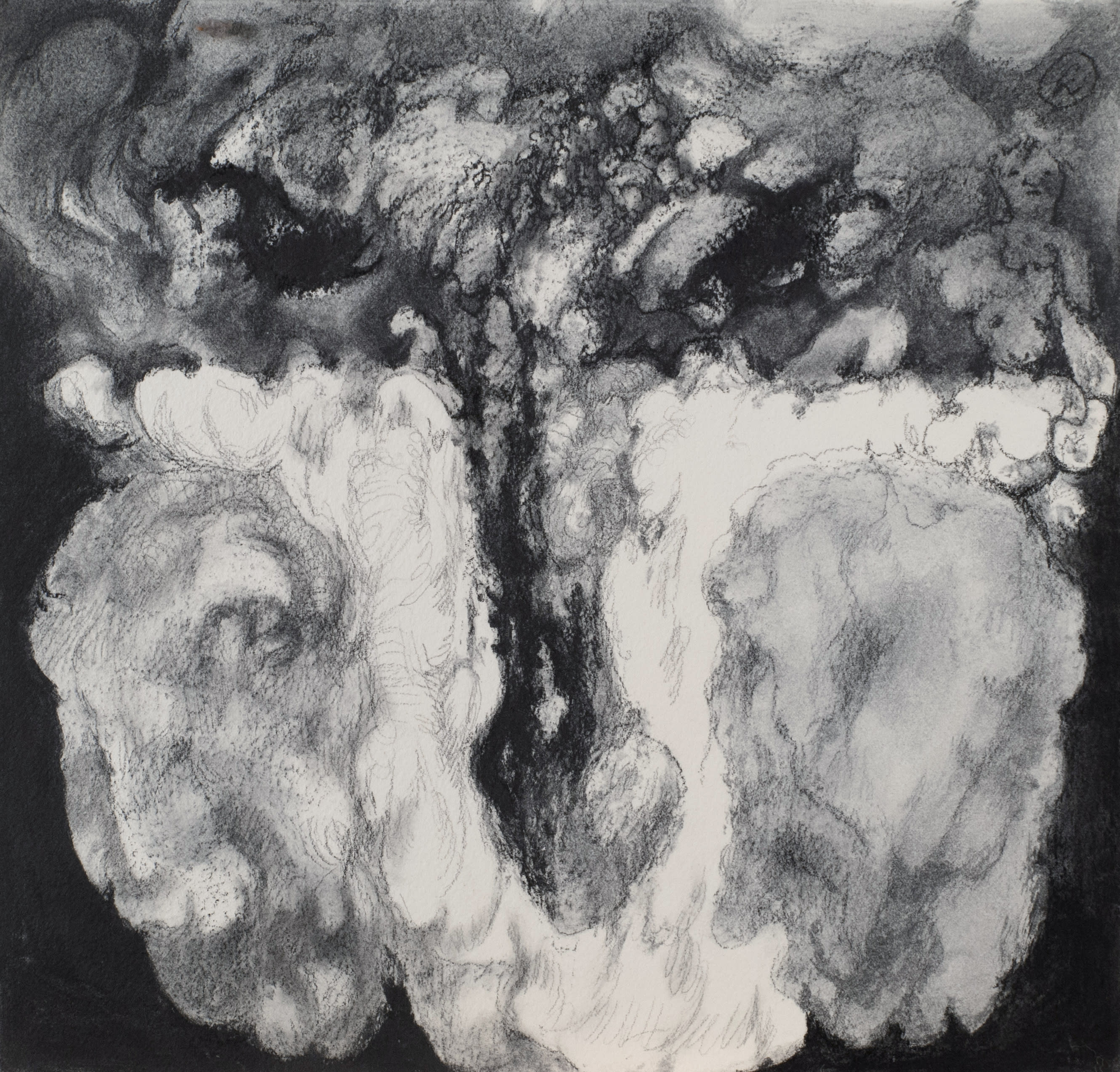 Drawings → Fairy Tale - Two Heads under Tumult → David Henning Larson