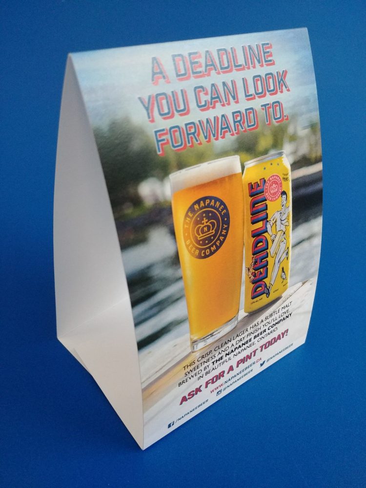 Sturdy Tent Cards | 7 size options | Fast Turnaround