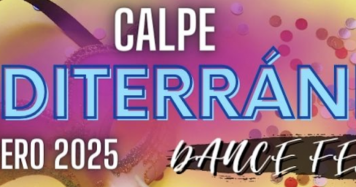 Mediterráneo Dance Festival 2025 – Calpe Alicante - Latin Dance Calendar