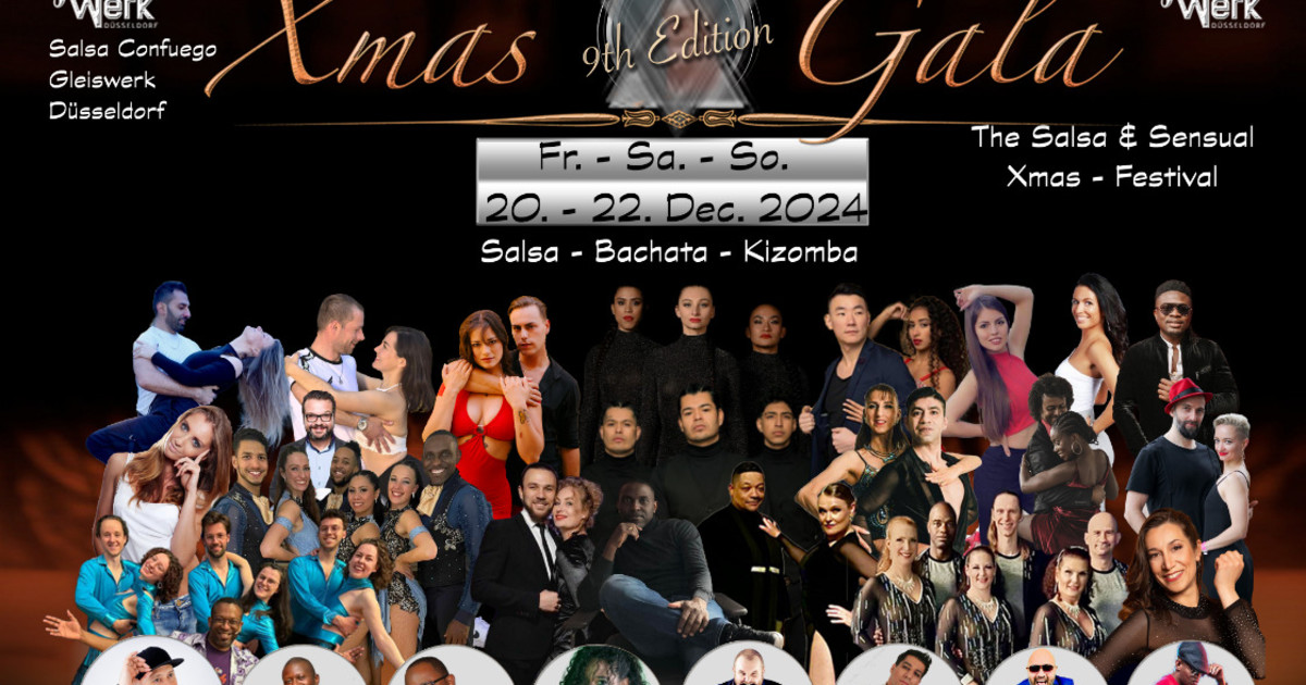 Confuego Xmas-Gala | The Salsa & Sensual Festival - Latin Dance Calendar