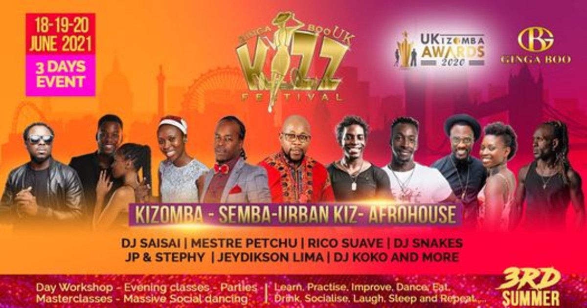 POSTPONED - Ginga Boo Kizz Festival UK 2021 - Latin Dance Calendar