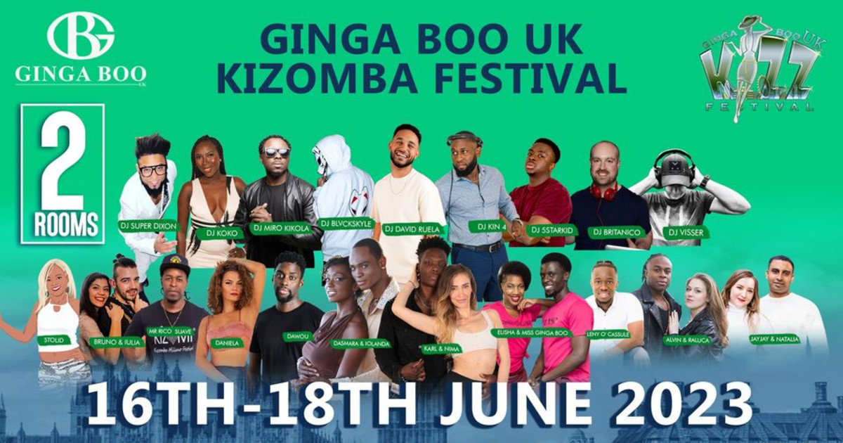Ginga Boo UK Kizz Festival 2023 - Latin Dance Calendar