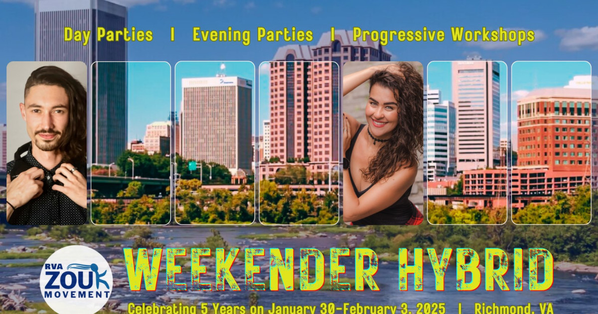 RVA Zouk Weekender Hybrid 2025 - Latin Dance Calendar