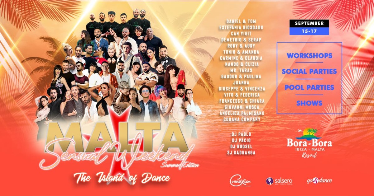 Malta Sensual Weekend 2023 (3rd Edition) - Latin Dance Calendar