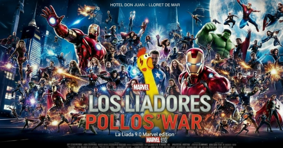 La Liada 9.0 Pollo´s War Marvel Edition - Latin Dance Calendar