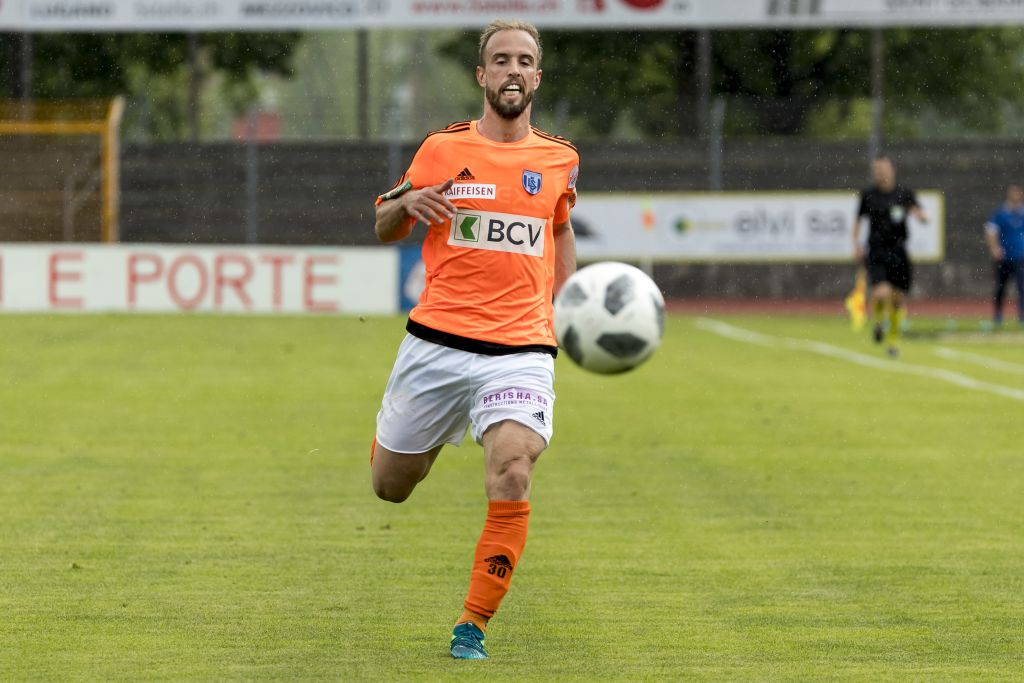 Nicolas Getaz (FC Lausanne-Sport) en action.