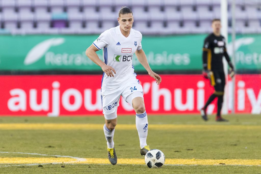 Noah Loosli (FC Lausanne-Sport) en action.