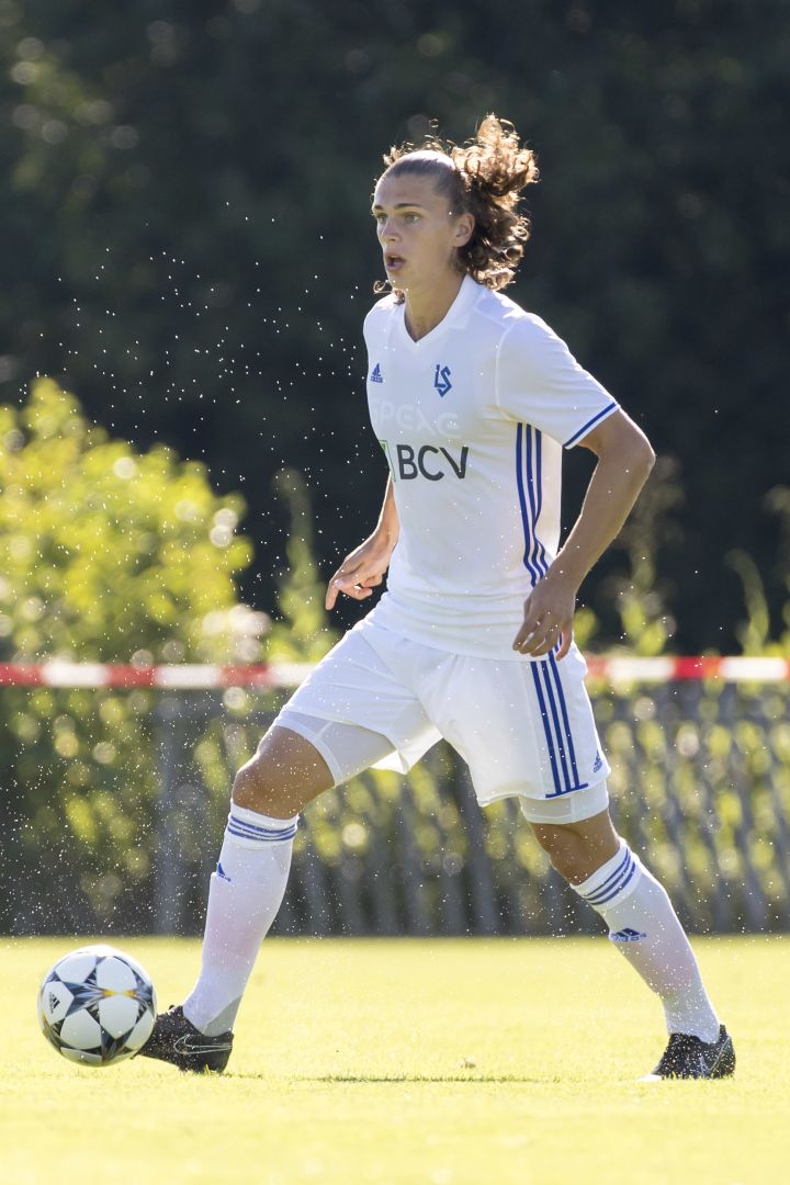 Noah Loosli (FC Lausanne-Sport) en action.