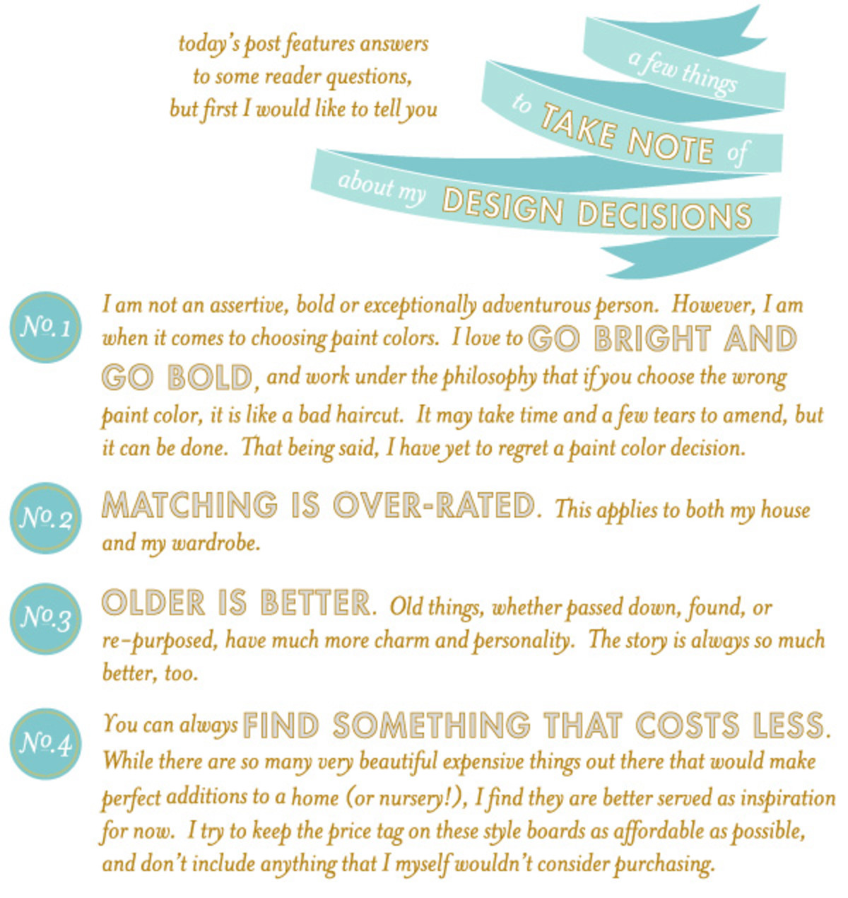 Design Decisions - Lay Baby Lay