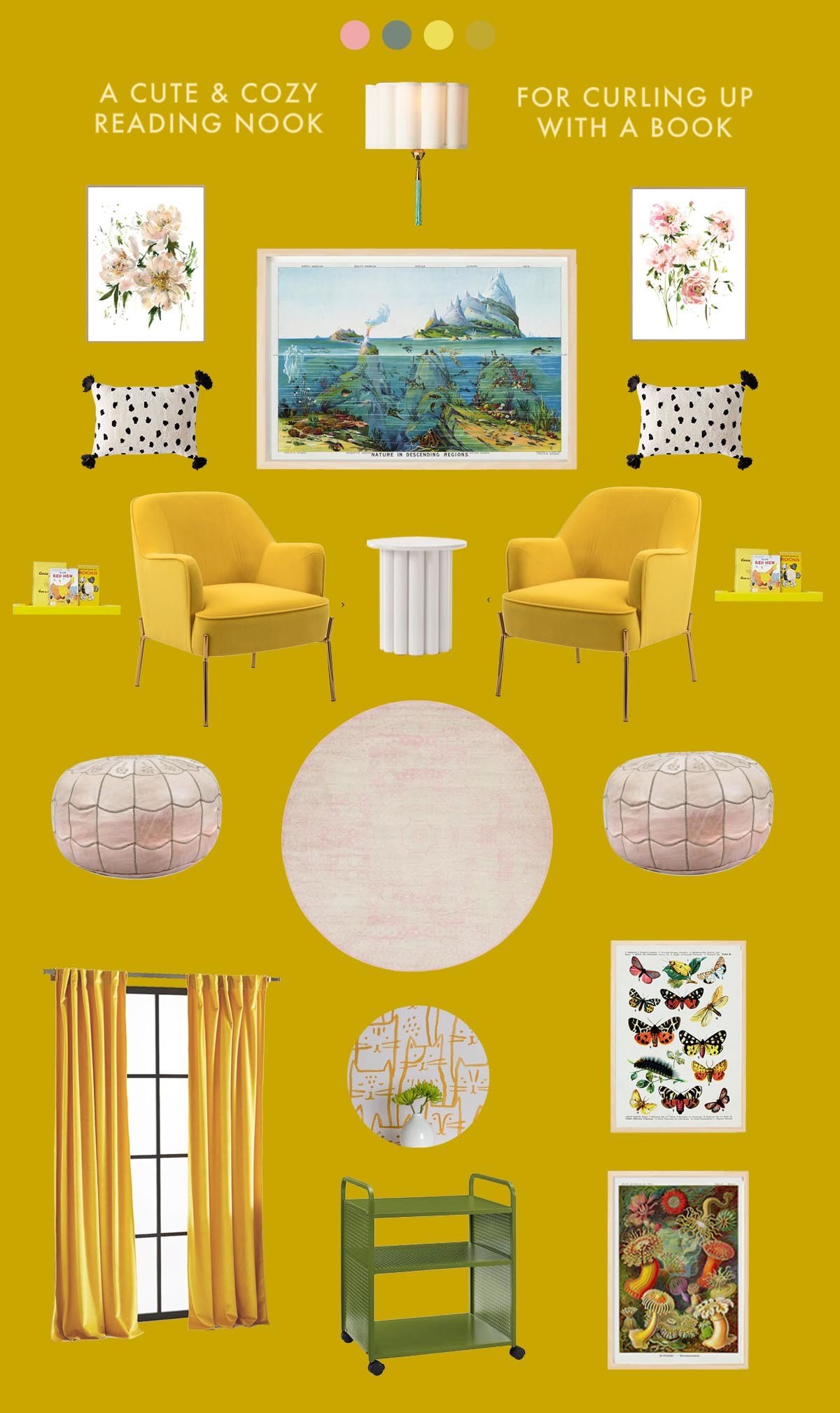 Reading Nook Inspiration For The Girls - Lay Baby Lay