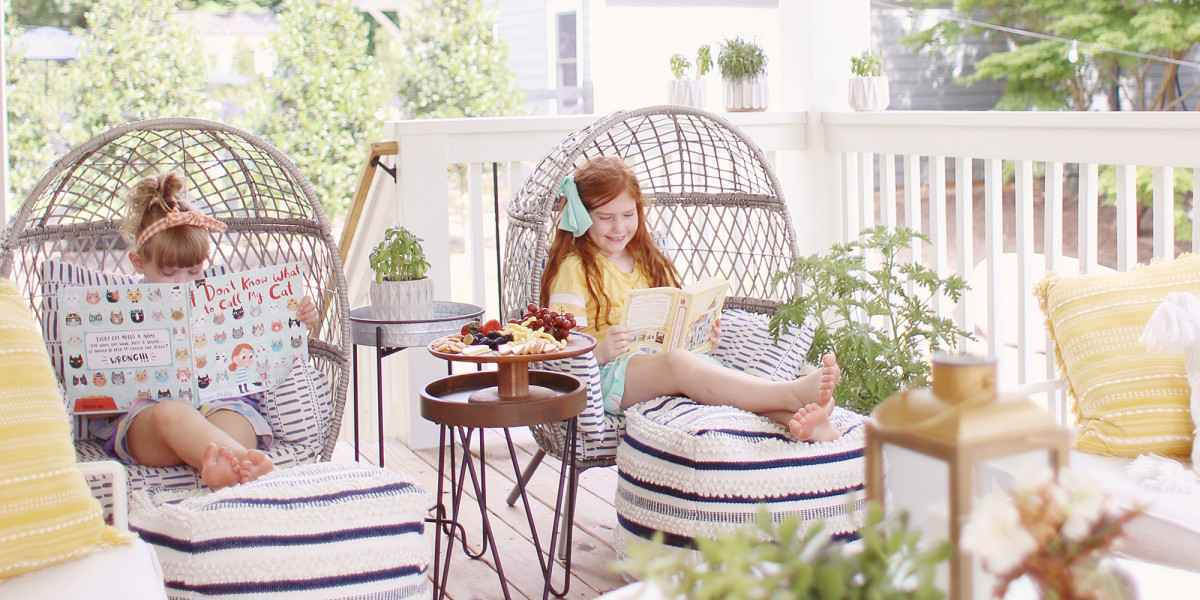 Creating An Outdoor Space For Kids On The Porch - Lay Baby Lay