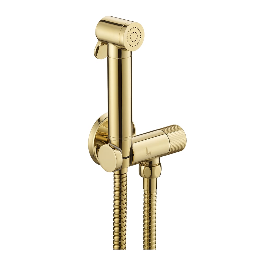 Bidet Set With Valve Champagne Gold - LBFC - Luxury Bathing Faucet Company