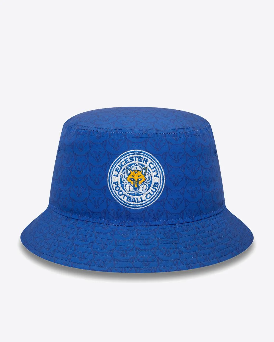 Leicester City New Era Blue Foxhead Bucket Hat