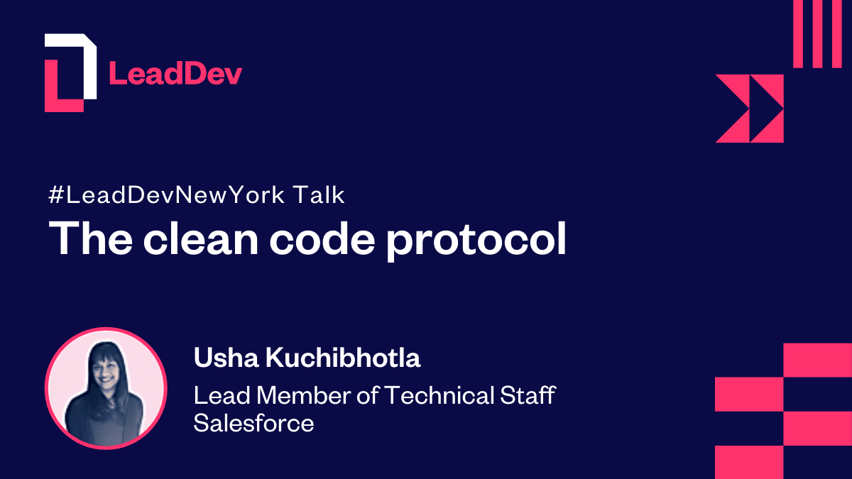 The clean code protocol - LeadDev