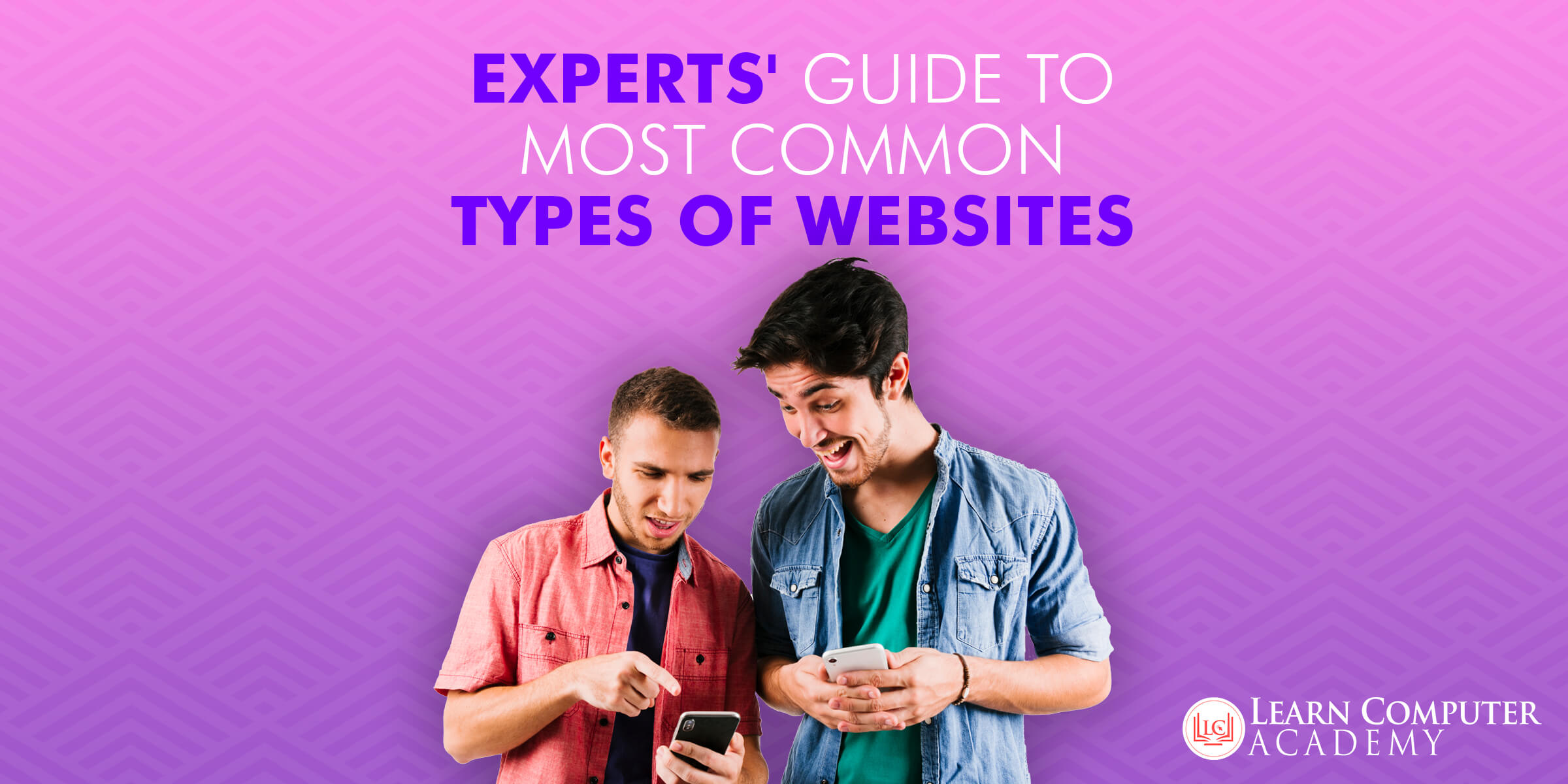 Experts' guide to most common types of websites.