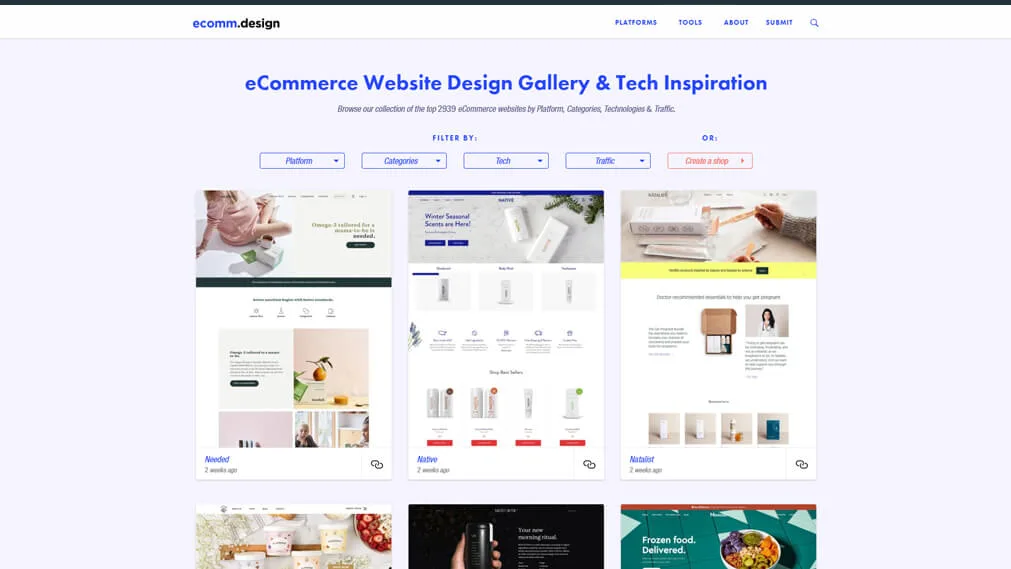 The only web design inspiration website list you will ever need
