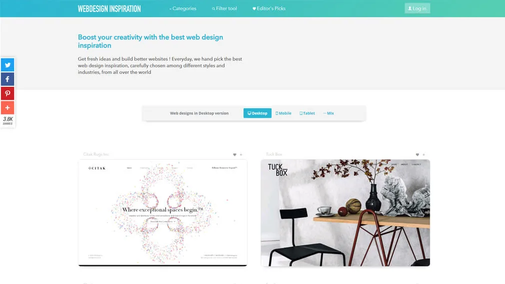 The only web design inspiration website list you will ever need