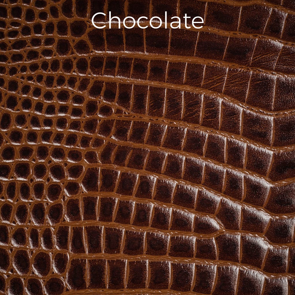 Buy Alligator Leather | Italian Semi Aniline Embossed Medium Sheen ...