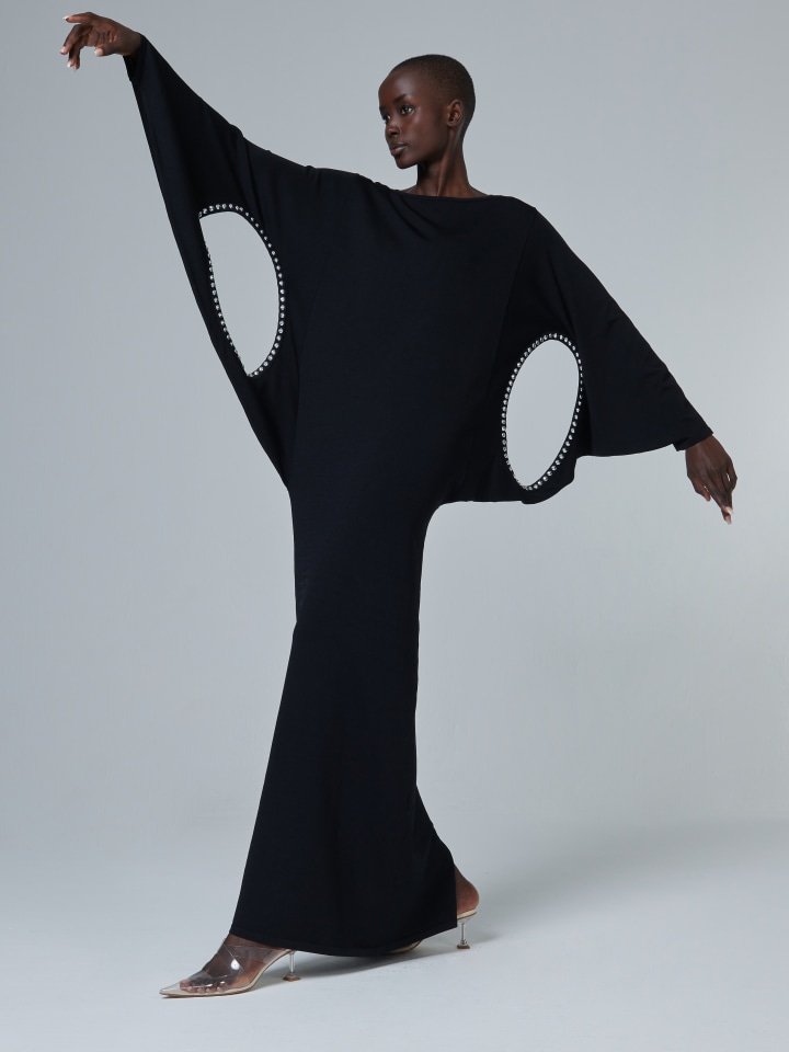 Batwing Sleeve Dress | Leem