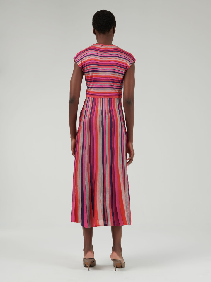Stripe Knit Dress - Shorter length | leem
