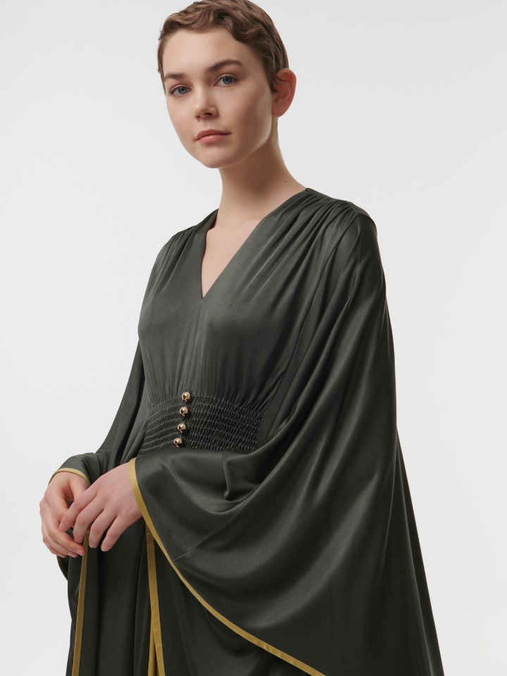 Shirred Maxi Dress | Leem