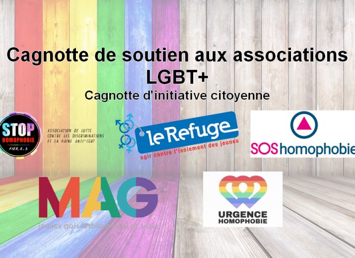 Cagnotte : Cagnotte de soutien aux associations LGBT+ - Leetchi.com Cagnotte : Cagnotte de soutien aux associations LGBT+ - Leetchi.com