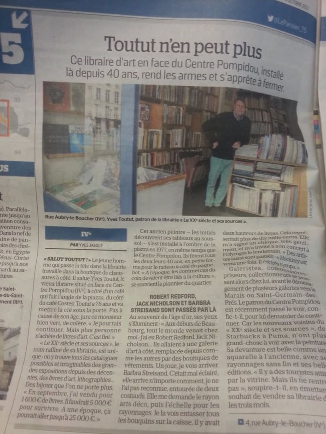 Cagnotte : Sauver la librairie de Yves - Leetchi.com