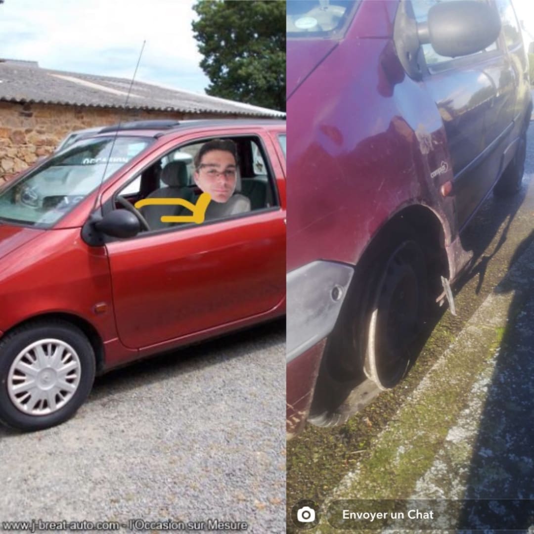 Cagnotte : Twingo 3 roues - Leetchi.com